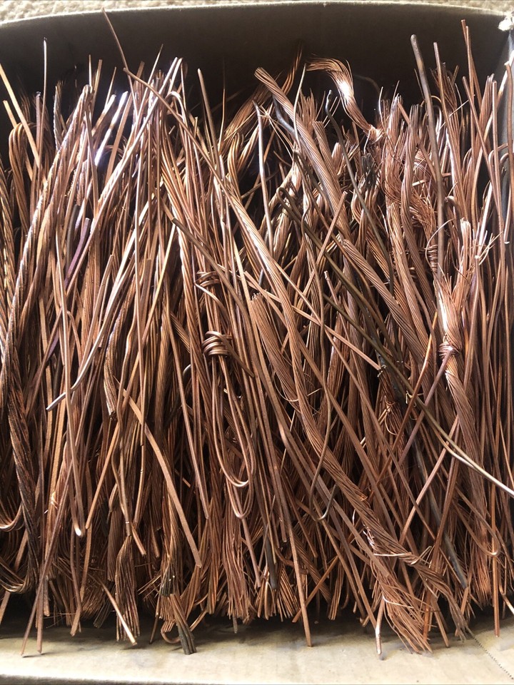 26Lbs Scrap Clean Shiny Bare Bright Copper Wire #1 Metal Craft Melt ...