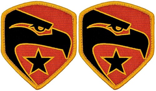 GI Joe Eagle & Star Logo Military Morale Patch |2PC HOOK BACKING 3.5"x3 ...