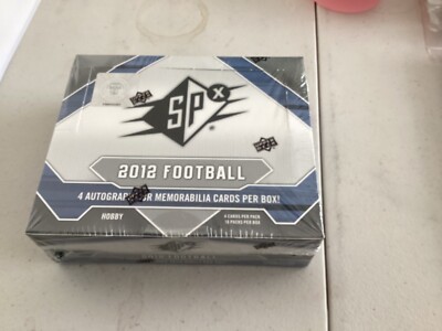 2012 Upper Deck SPX Football Hobby Box Wilson, Luck RC 4 Hits per box ...