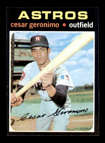 1971 Topps Baseball #447 Cesar Geronimo NM *d12 | eBay