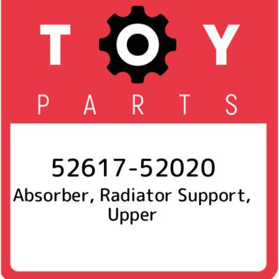 52617-52020 Toyota Absorber, radiator support, upper 5261752020, New ...