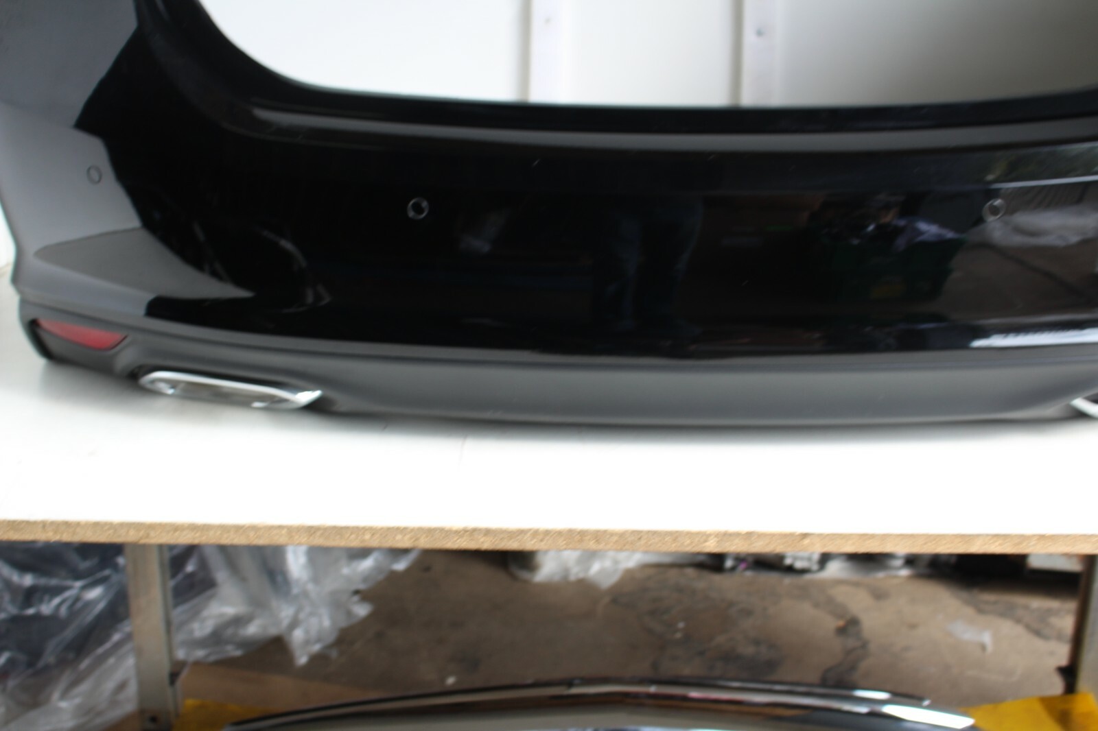 2016 -2019 Chevy Malibu Rear Bumper Assembly OEM GM DARK GRAY METALLIC ...