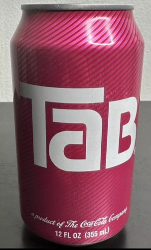 ORIGINAL TAB SODA POP BY COCA COLA COLLECTABLE CAN UNOPENED FULL 12oz ...
