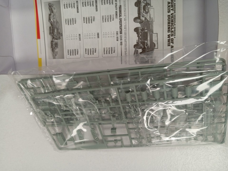 Academy 1/72 WWII Allied & Axis Light Vehicles of Allied Model Kit ...