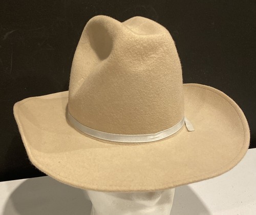 Distinctive Rockmount Ranch Wear Cowboy Hat Beige 7 1/8 USA | eBay