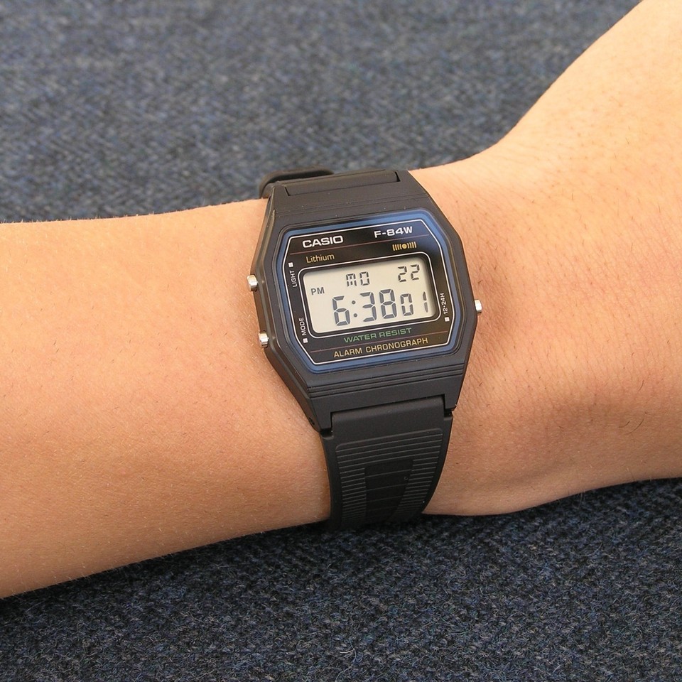 UK STOCK CASIO F-84W-1QJH Japan Exclusive Digital Watch Classic ...