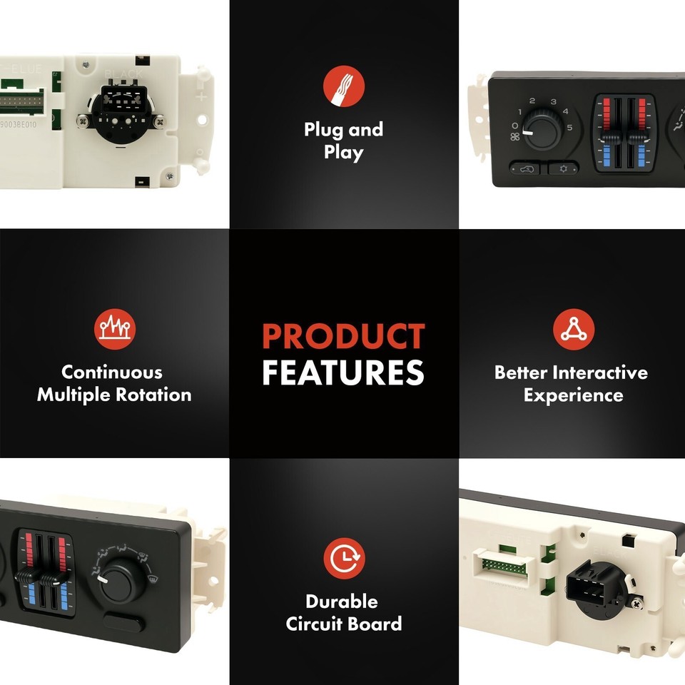 599-210XD AC Heater Climate Control Module For Chevrolet Silverado 2500 ...