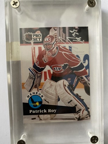 patrick roy autograph Pro set | eBay