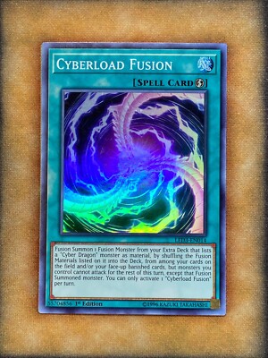 Yugioh Cyberload Fusion LED3-EN014 Super Rare 1st Ed NM | eBay