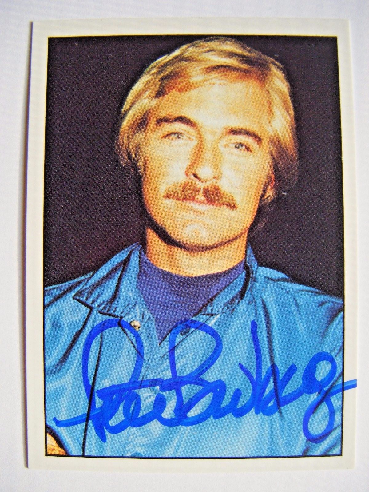 PETE BROBERG signed BREWERS 1975-1976 SSPC baseball card AUTO SENATORS ...