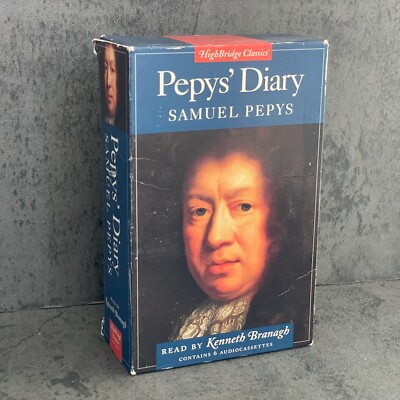 Pepys' Diary by Samuel Pepys Audiobook 6-Cassettes VTG 1996 Kenneth ...
