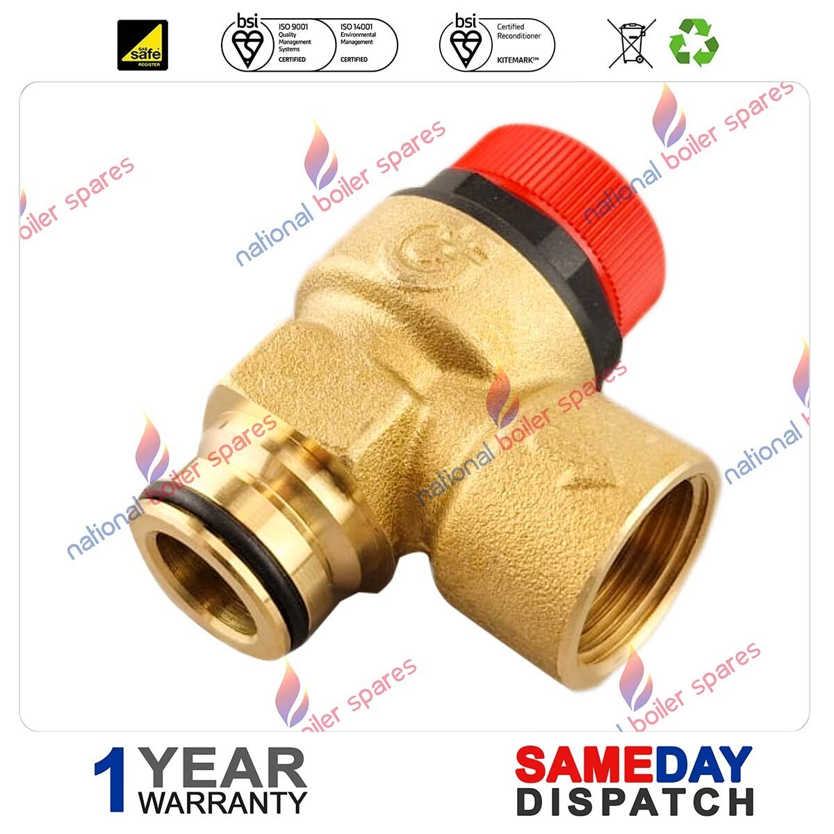 Main Combi 24HE & 30HE Pressure Relief Valve PRV 248056 | eBay UK
