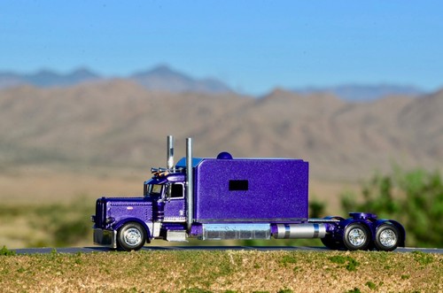 1/64 DCP Peterbilt 389 Purple Haze ** Custom Built ** | eBay