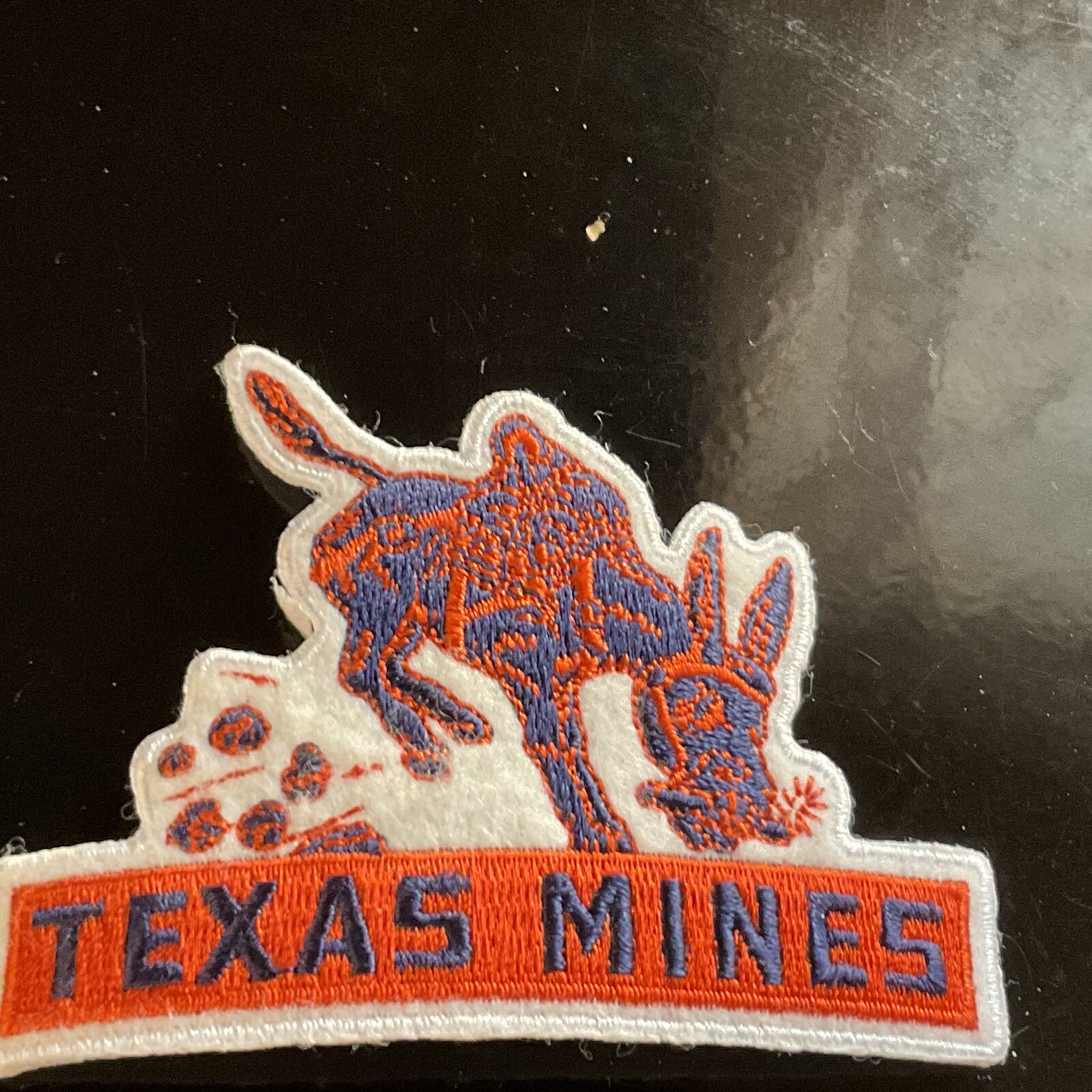 UTEP UNIVERSITY OF TEXAS AT EL PASO MINERS VINTAGE EMBROIDERED IRON ON ...