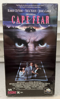 Cape Fear (VHS, 1992) New Sealed MCA Universal Watermark Scorsese De ...