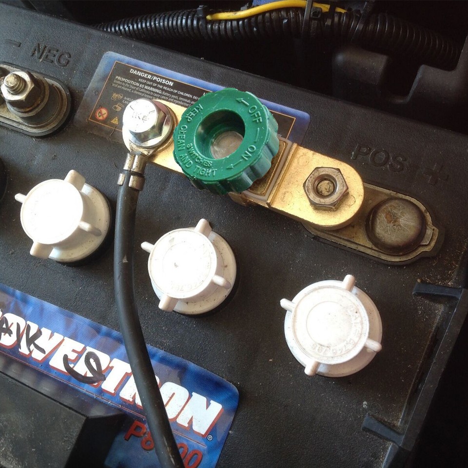 2 X Car Battery Terminals Quick Disconnect Switch Side Post Battery ...