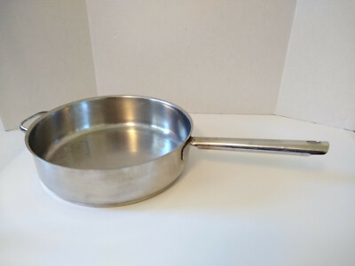 Leyse Commercial 11” Skillet Pan 18/10 Stainless Steel Innova Cookware ...