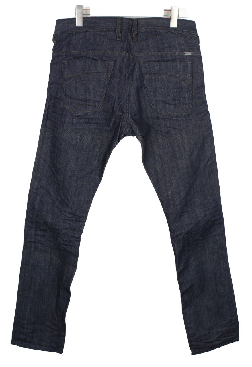 DIESEL Iakop Regular Slim-Tapered 0880G Jeans Men's W33/L34 Button Fly Faded | eBay