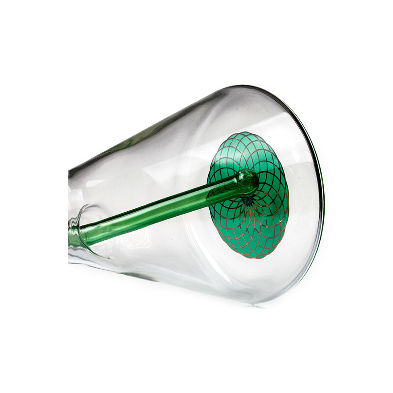 Freezable Bong Glycerin Coil 18" Water Pipe Glass Ninja Turtles | eBay