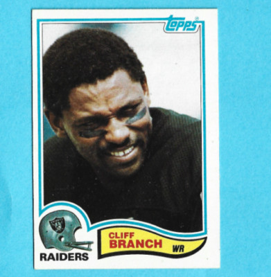 Cliff Branch 1982 Topps #186 Oakland Raiders Football Card | eBay