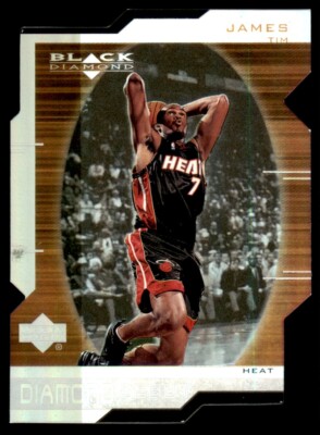 1999-00 Upper Deck Black Diamond Die-Cut Tim James Rookie Miami Heat ...