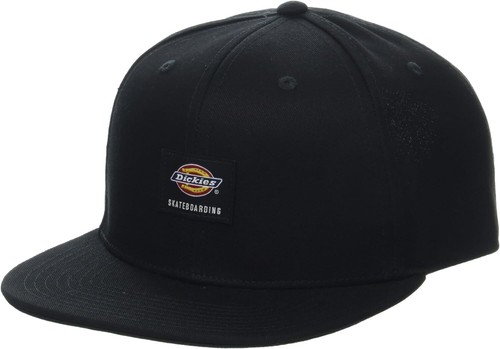 Dickies Men's Skateboarding Flat Bill Cap One Size, Black | eBay
