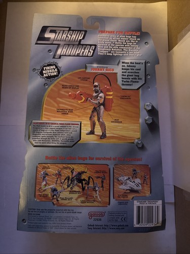 Firestorm Johnny Rico Starship Troopers Vintage Action Figure New NIB ...