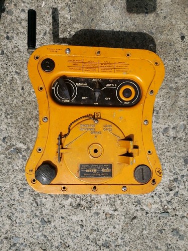 U.S. ARMY gibson girl radio signal corps WW2 Korean war transmitter | eBay