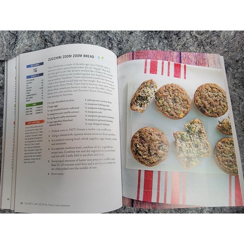Dirty Lazy Keto No Time Cook Cookbook Softcover by Stephanie Laska -Low ...