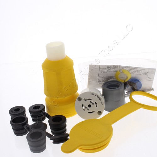 Bryant Watertight Turn Locking Connector NEMA L22-20R 20A 3ØY 277/480V ...