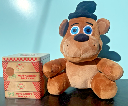 FNAF Popcorn Bucket Five Nights At Freddy’s 2 Plush Faz Bear Pizza NEW ...