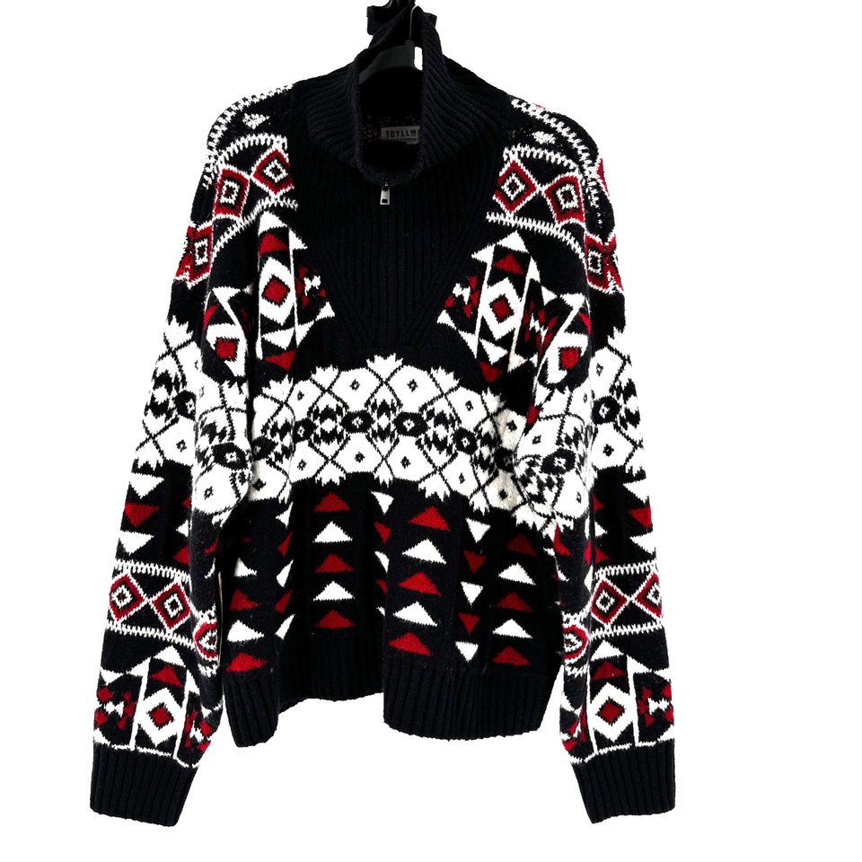 NEW Idyllwind Women's Alpine Zip Front Sweater XXXL Nordic Ski Landman ...