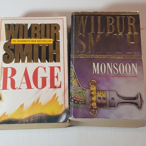 Rage & Monsoon by Wilbur Smith Bestseller Books x 2 bundle | eBay
