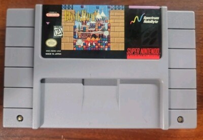 BreakThru Super Nintendo SNES Authentic Nice | eBay