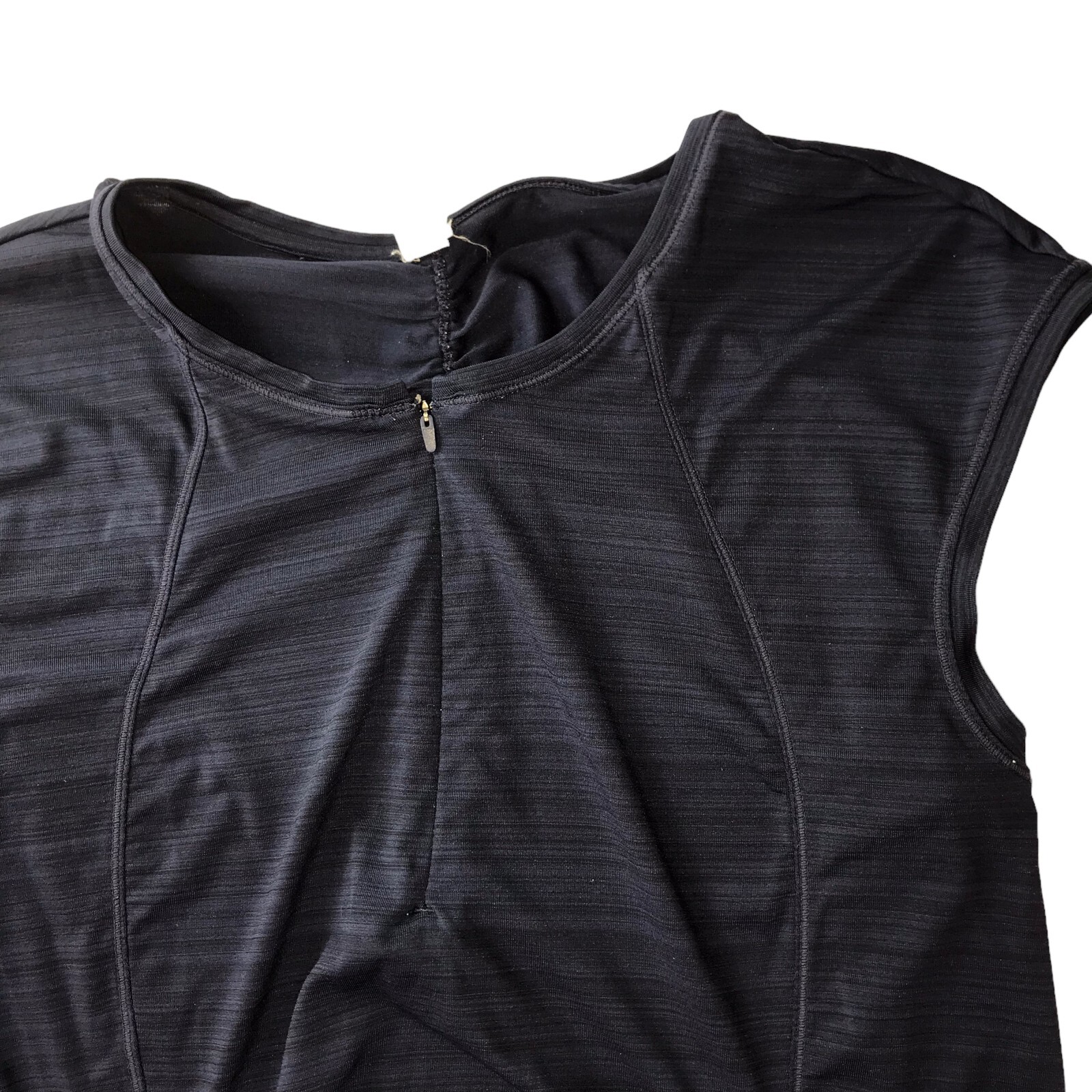 ATHLETA Pacific Half-Zip Cap Sleeve Rash Guard Shirt … - Gem