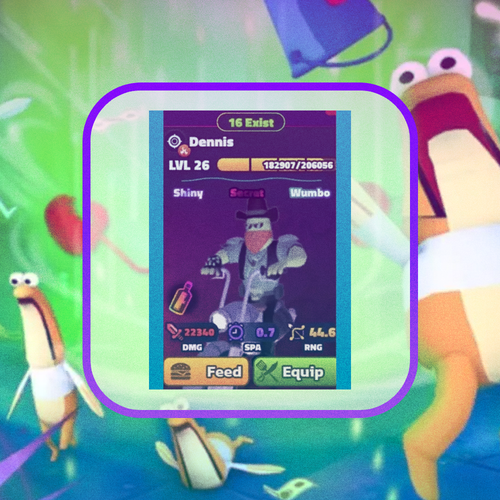 SF SHINY WUMBO DENNIS / SPONGEBOB TOWER DEFENSE | eBay