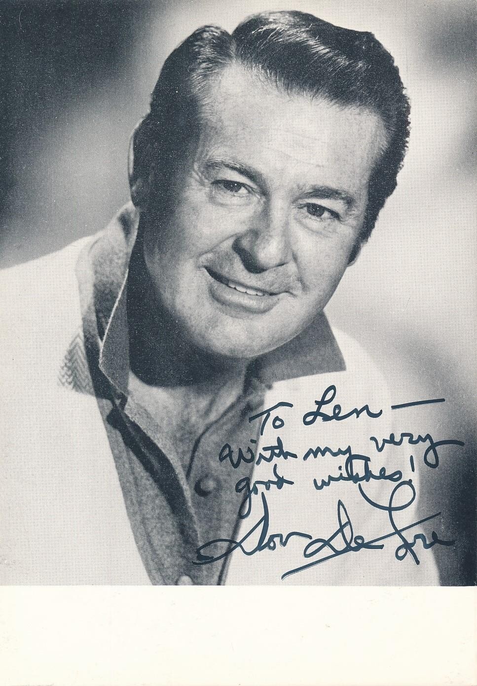 Don DeFore- Signed B&W Photograph | eBay