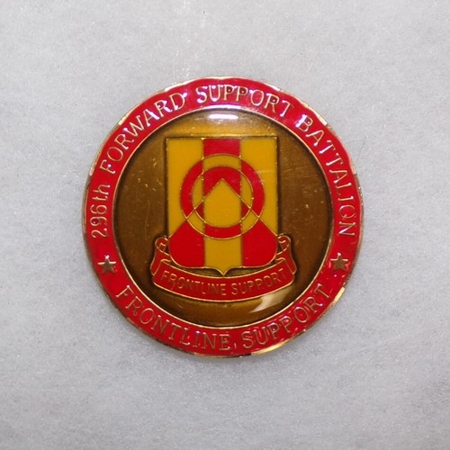 US Army 296th Brigade Support Battalion Commanders Challenge Coin for ...