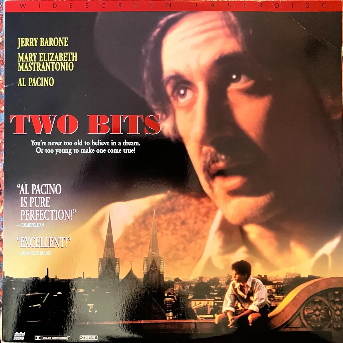 Two Bits Al Pacino Jerry Barone Mary Elizabeth Mastroantonio Laserdisc ...