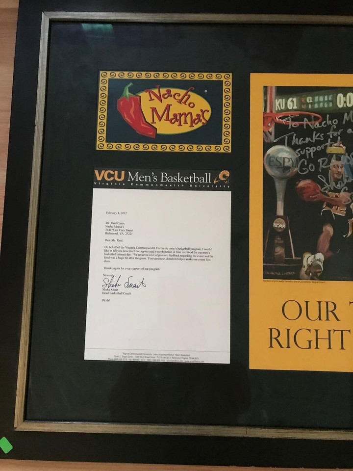 VCU Rams 2011 NCAA Basketball Final Four Shaka Smart Signed Matted ...