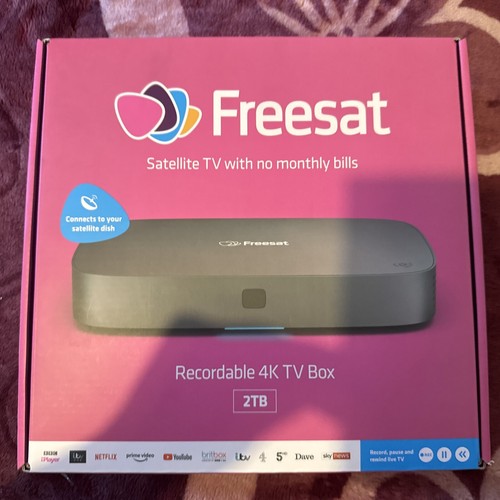 Freesat 4K TV Recorder 2TB UHD-4X-2000 subscription free satellite TV ...
