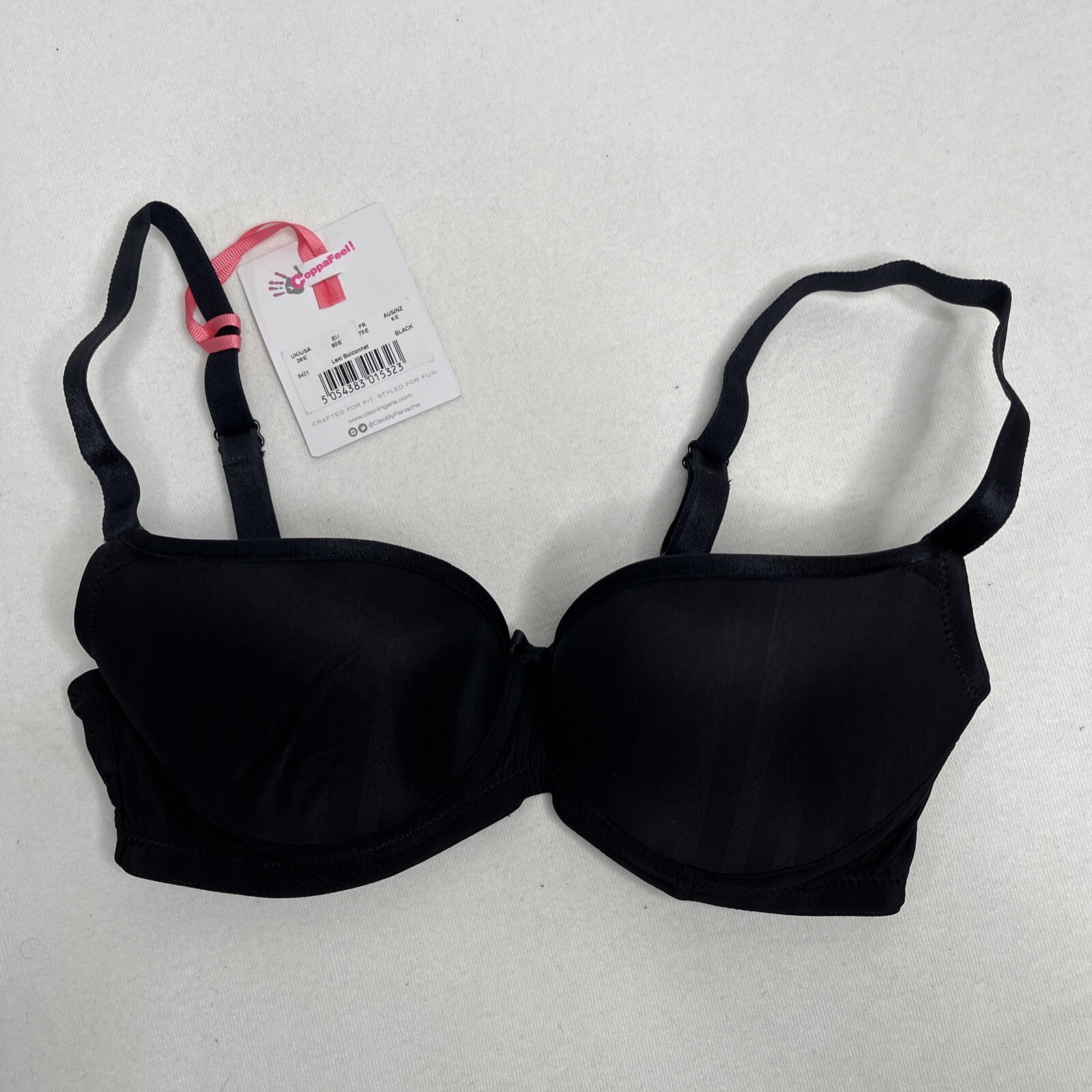 Cleo by Panache Women's Lexi Molded Balconnet Great Shape Bra Black ...