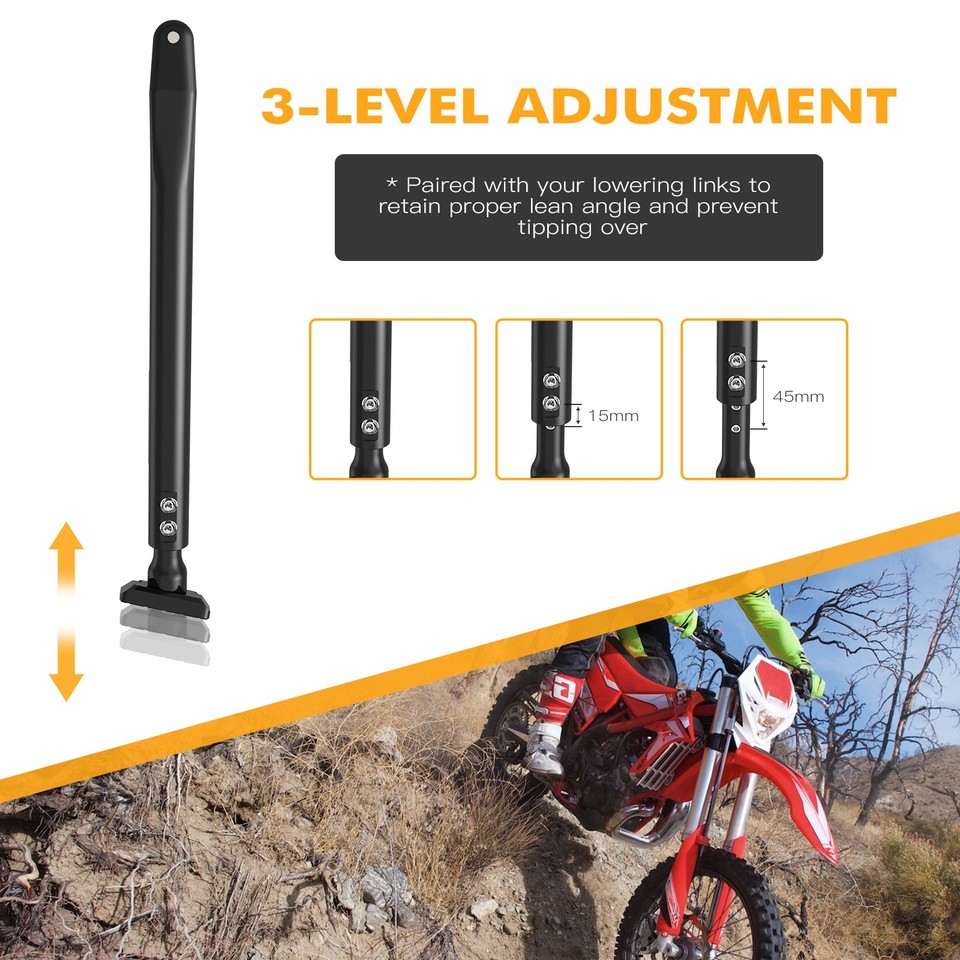 NICECNC Adjustable Kickstand Side Stand For Beta RR 4T 350 390 430 480 ...