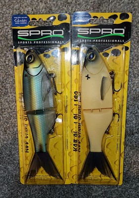 SPRO KGB CHAD SHAD 180 GLIDE BAIT Big Bass Swimbait 7" Lures NEW ️Lot ...