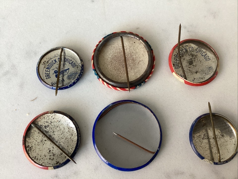 Lot Of 6 Vtg President Franklin D. Roosevelt FDR Democrat Campaign Pins ...