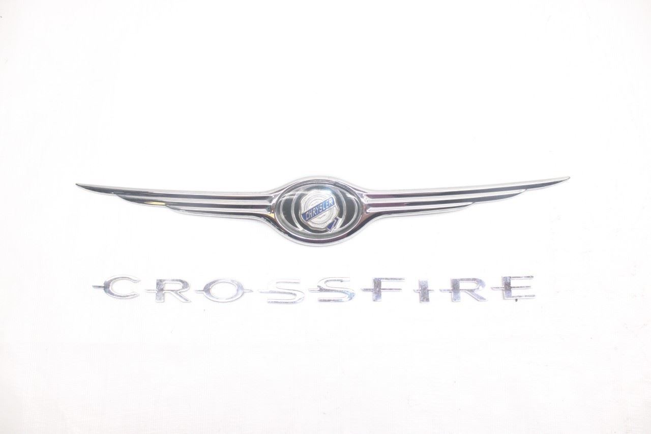 2005 CHRYSLER CROSSFIRE ZH ROADSTER #358 REAR TRUNK EMBLEM BADGE ...