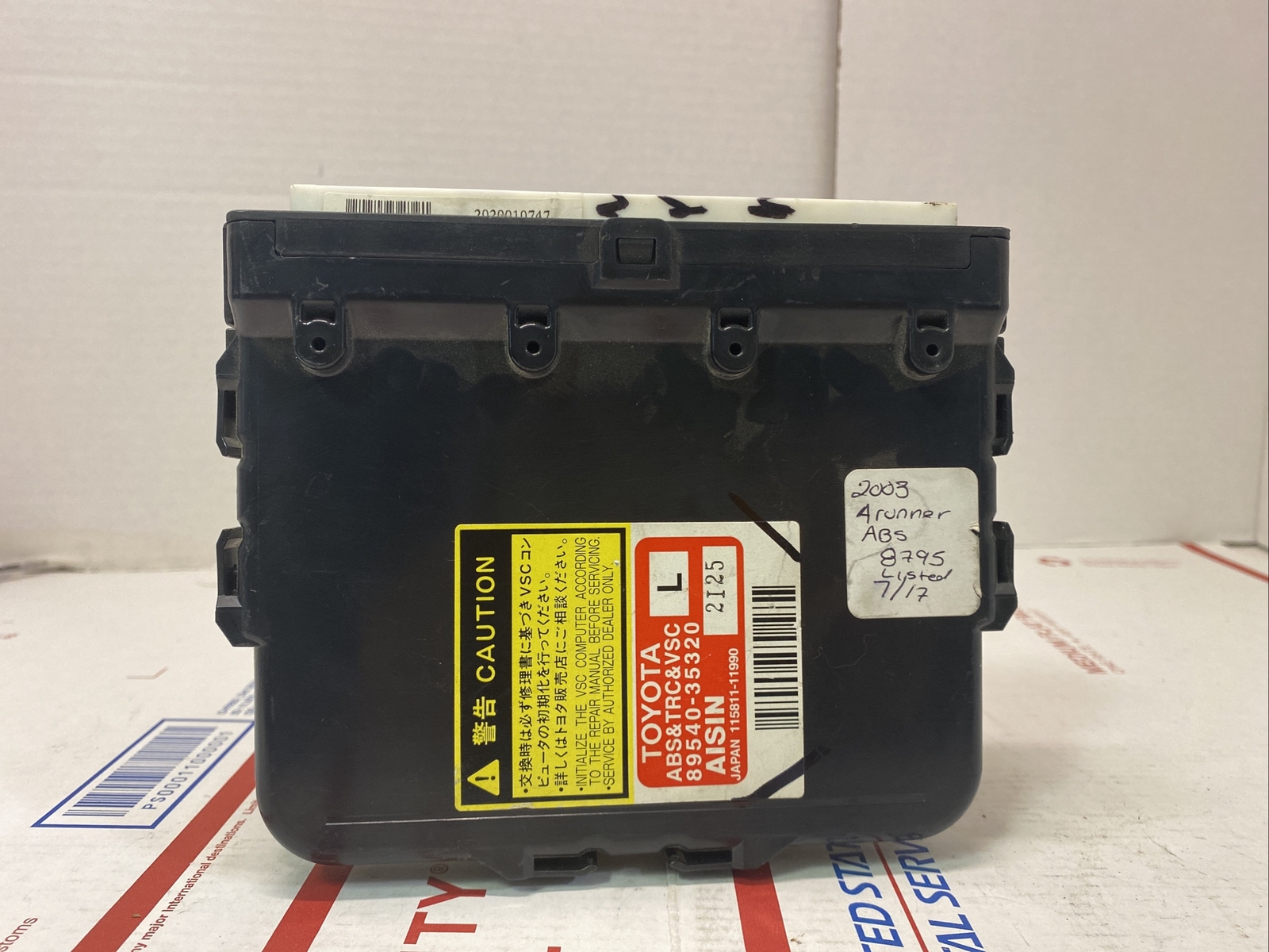 03-04 Toyota 4Runner TRACTION CONTROL MODULE ABS TRC VSC 89540-35320 ...