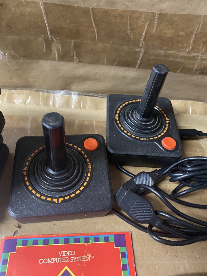 Atari 2600 Accessories Bundle-7 Games, Joysticks, Paddles & More Lot ...