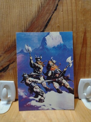 1991 Frazetta Comic Images Fantasy Art Card #16. THE SNOW GIANTS. Q4 | eBay