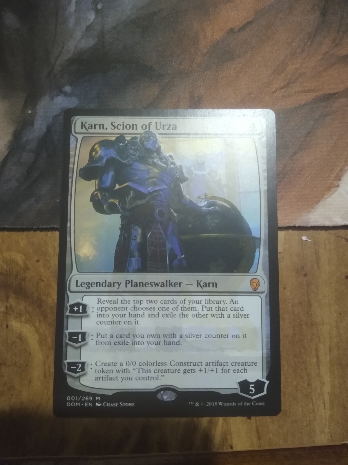MTG Karn, Scion of Urza Dominaria 001/269 Regular Mythic | eBay
